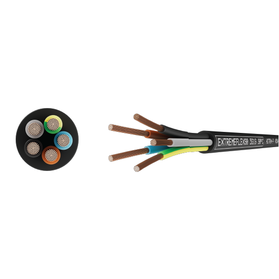 6385EF70 | H07RN-F | ExtremeFlex90 flexible EPR mains & control cable | 5 Core | 70mm² copper ...