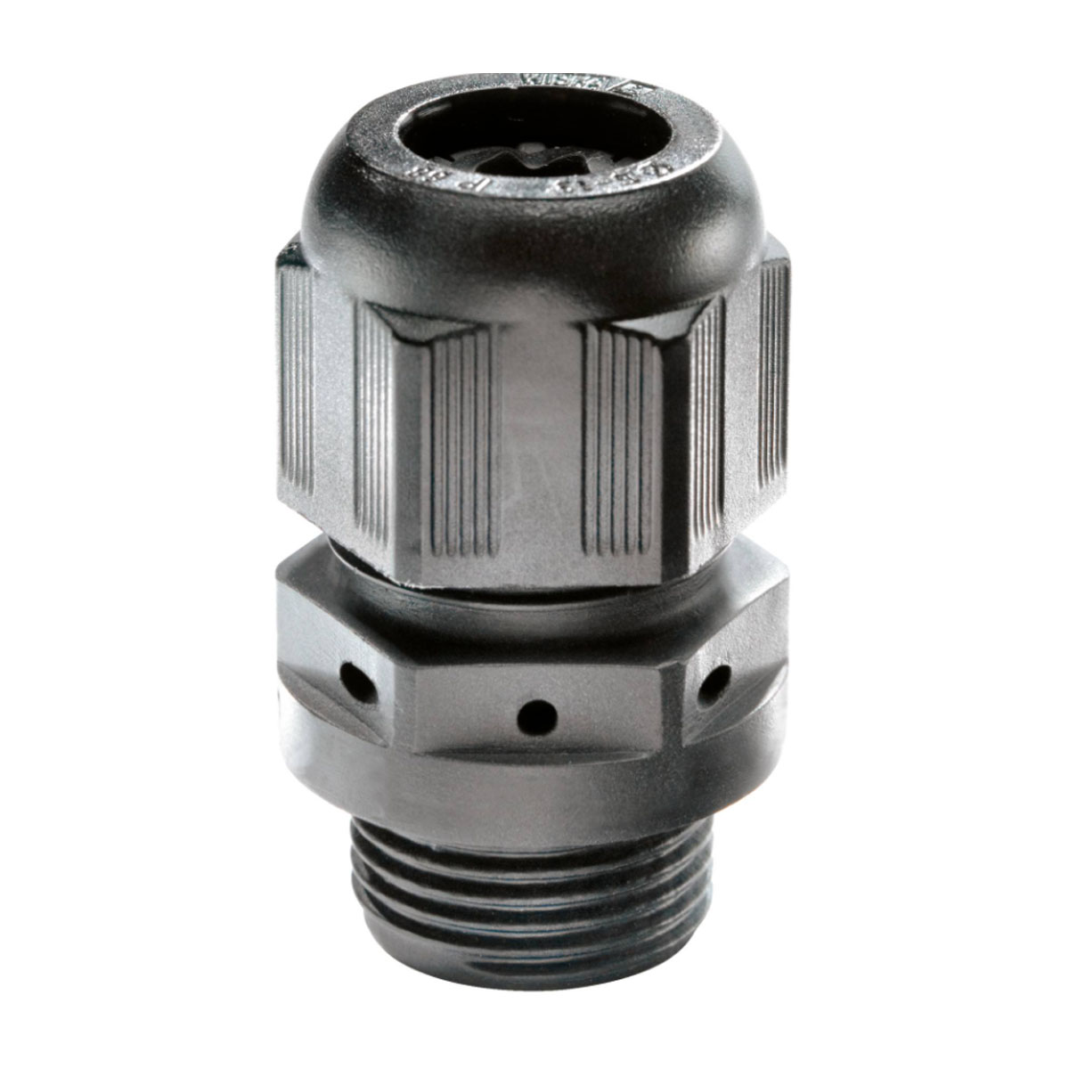 Wiska | 10102472 | ESVG40 M40 Plastic VentGland Cable Gland IP68 Black ...