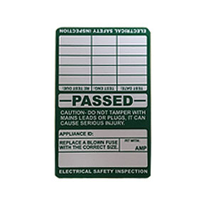 1051L | SUPERLEC | PAT Test PASSED Label | Inspection label | Self ...