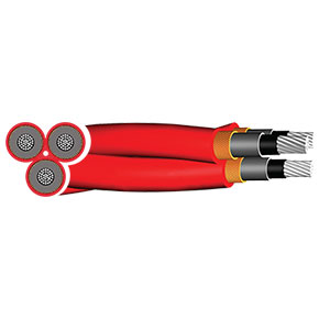 11KVTRIP3X300AL | 11kV Triplex Cable, Stranded Aluminium, XLPE, MDPE ...