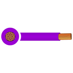 2491B1VIR100 | Flexible single core cable | 1mm² copper conductor ...