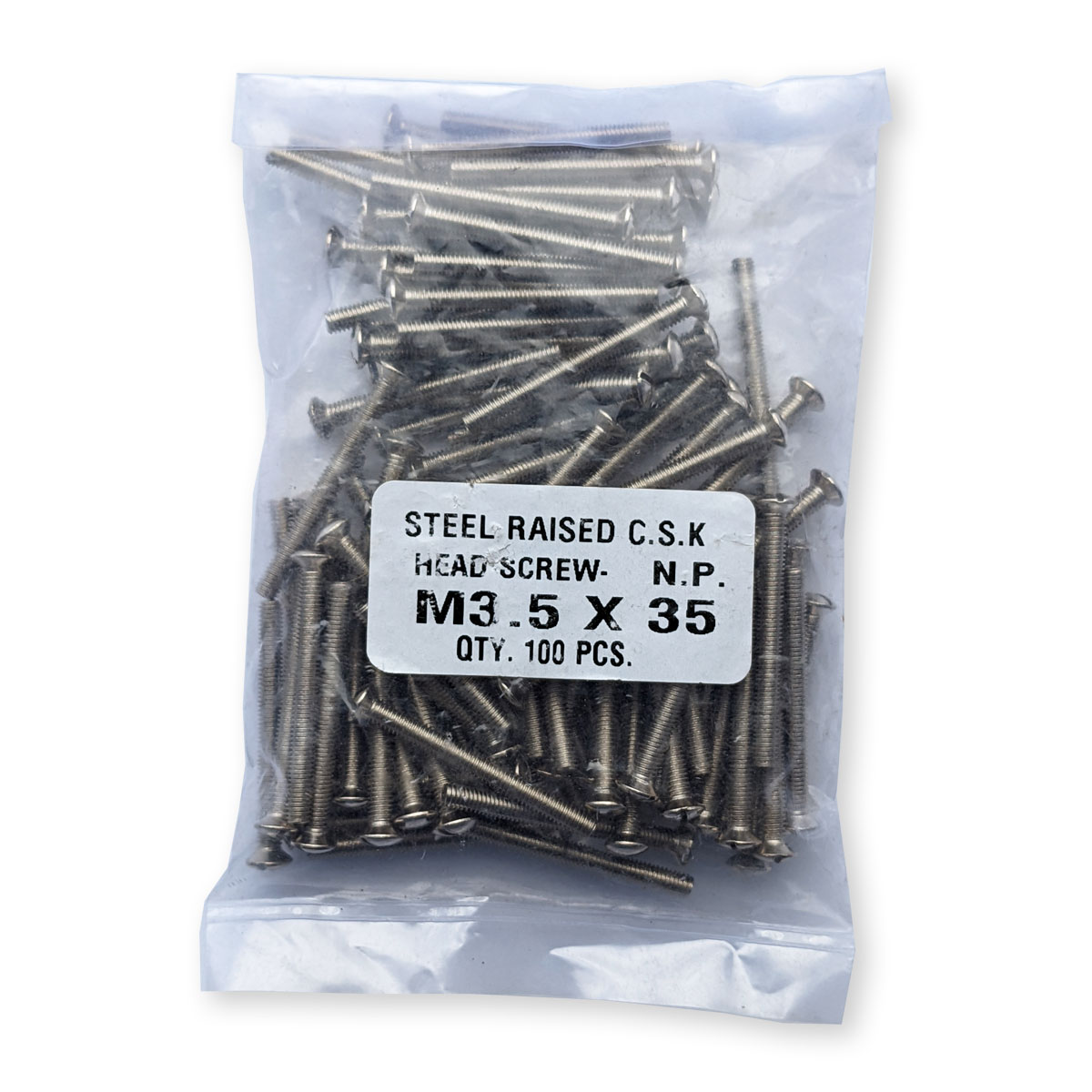 3535NPSCR/100 | 3.5mm x 35mm Nickel Plated Socket Screw | 100 Pack ...