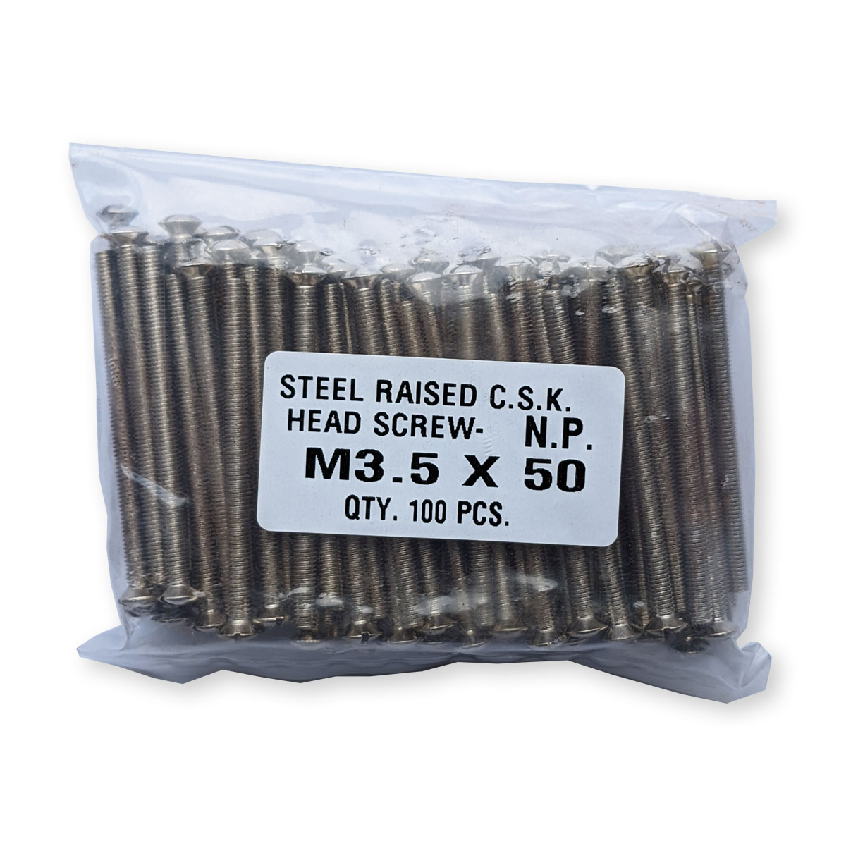 3550NPSCR/100 | 3.5mm x 25mm Nickel Plated Socket Screw | 100 Pack ...