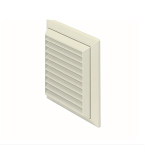 4904W | Domus Ventilation | 100mm (4") White Fixed Grill | Superlec Direct