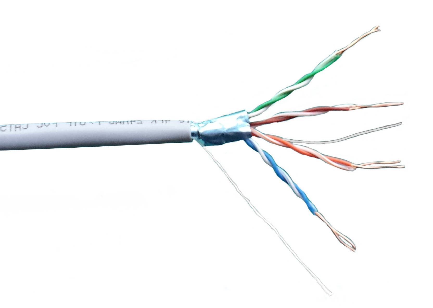 4FTPCAT5E | CAT5E 4Pair Screened FTP Enhanced Cable | Grey PVC Sheath ...