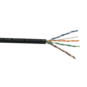 4FTPCAT5EDUCT | CAT5E 4Pair Screened FTP Duct Grade Cable | Black HDPE ...