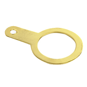 50BET | SUPERLEC | 50mm Brass Earth Tag | Earth Tag-Superlec Direct