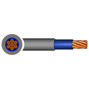 BS6004 Double Insulated PVC Cable | BASEC Approved | 6181Y10BU | Single ...