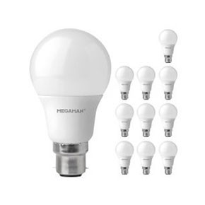 Megaman 9.6W Classic GLS LED BC(B22) Warm White Pk10 | 710464 ...