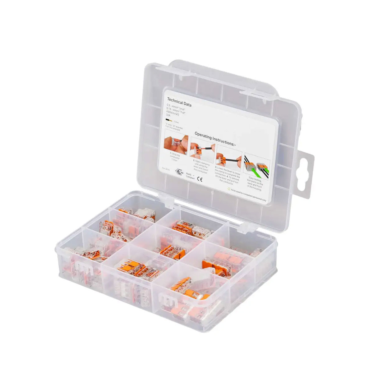Wago | 887-1046 | Compact Lever Case 221 Series 85 Piece | Superlec Direct