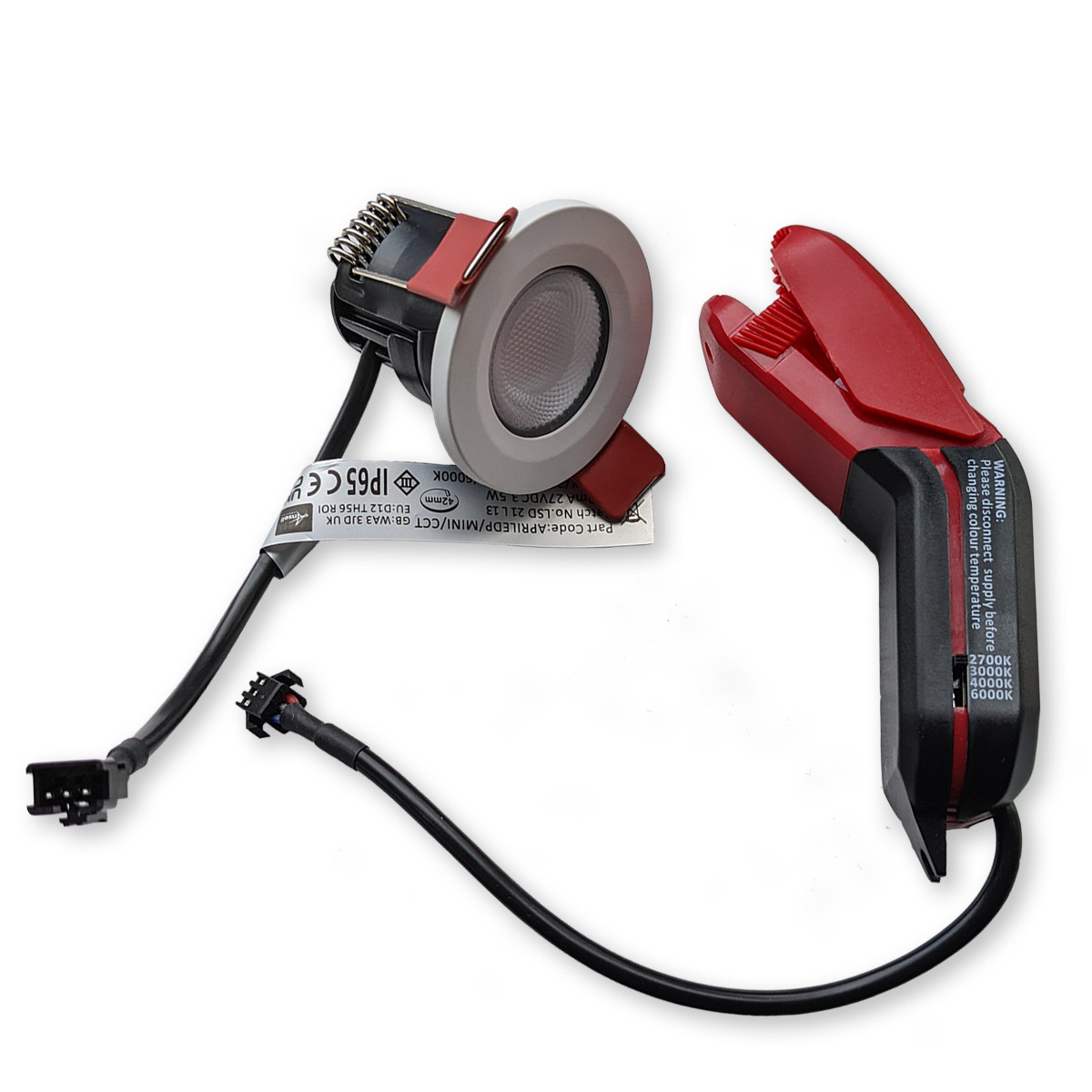 APRILEDP/MINI/CCT | Ansell | Prism Pro Mini CCT 5W Downlight | Includes ...