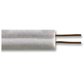 Bell Wire | Flat Twin Bell Wire | 2 Core | Figure 8 | White PVC Sheath ...