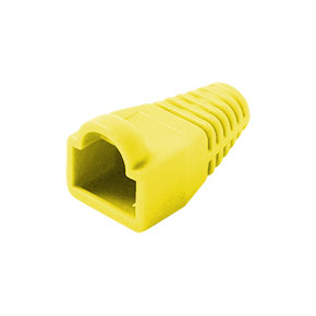 CAT5BOOTYELLOW | Yellow Cable Boot | RJ45 | Superlec Direct