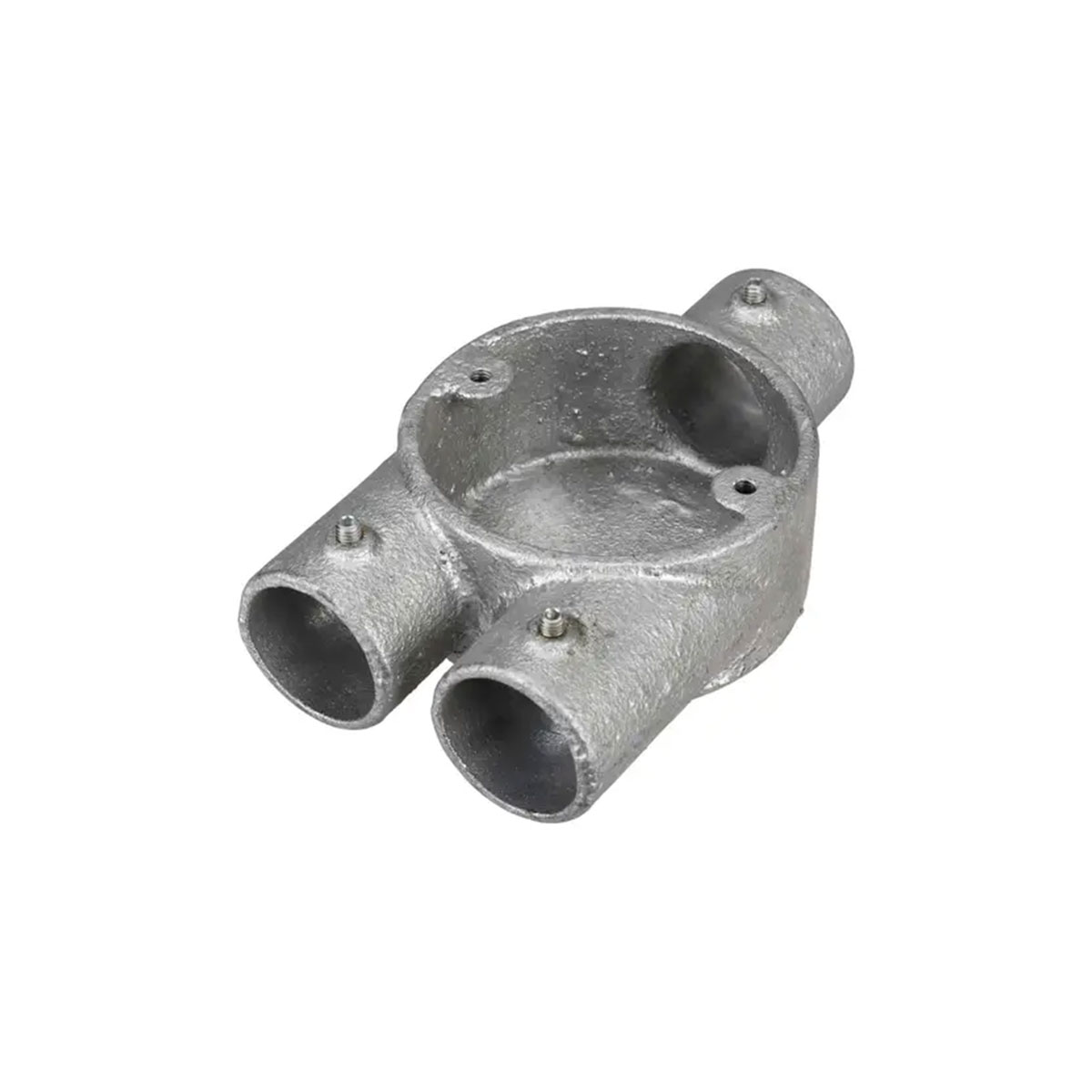 Conlok CL14G 25mm Metal Conduit Y Box 3 Way Round Box