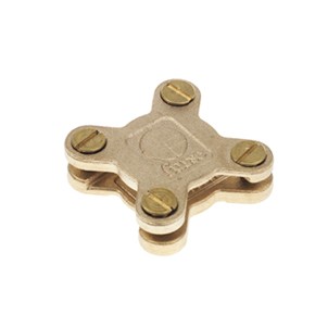 CLIP25X3CUSQU | 25mm x 3mm Copper Square Tape Clamp | Earth Accessory ...