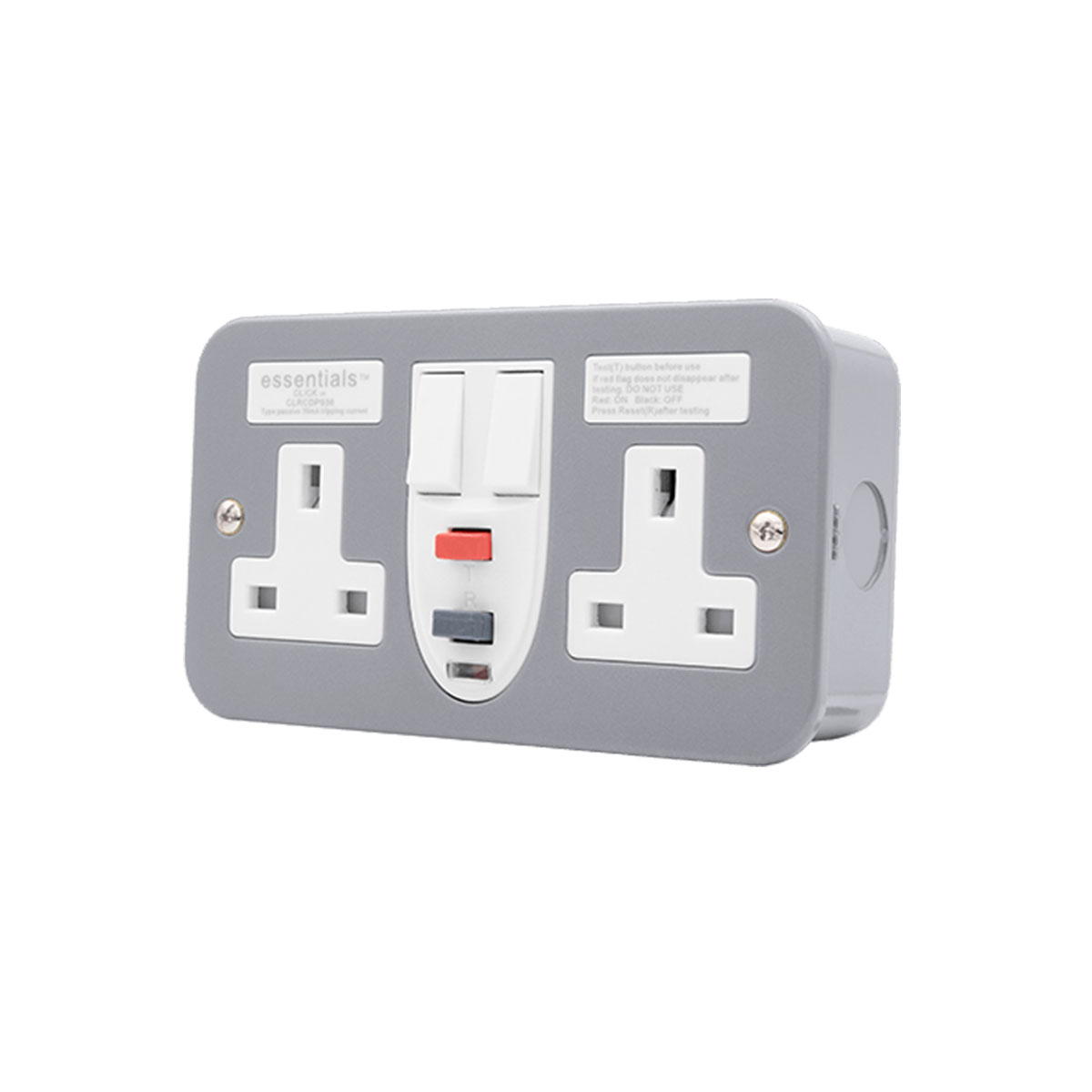 Click | CLRCDP036 | Cliock Metal Clad 2 Gang Type A Passive RCD ...