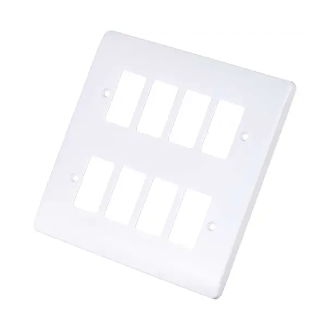 Scolmore | Click | CMA20508 | GridPro | 8 Gang | Frontplate | Superlec ...