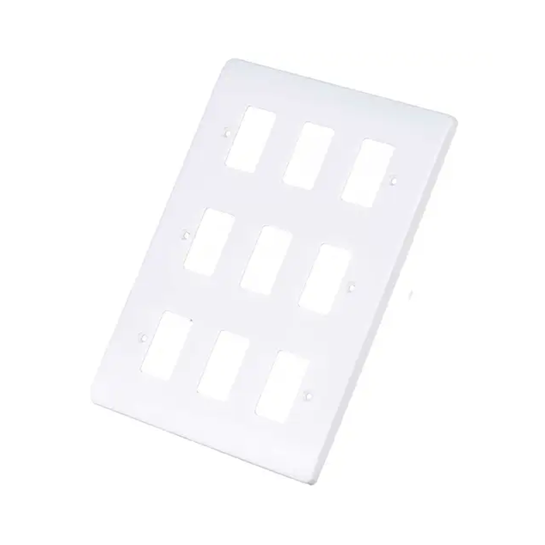 Scolmore | Click | CMA20509 | GridPro | 9 Gang | Frontplate | Superlec ...