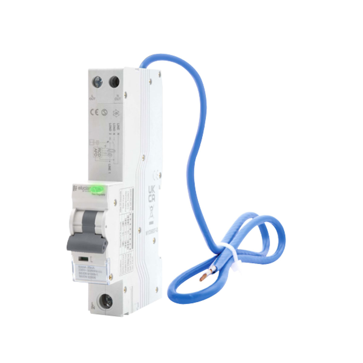 Click | Elucian | CU1AFDD20B10 10Ka B Curve 20A AFDD+RCBO 30Ma Type A | Superlec Direct