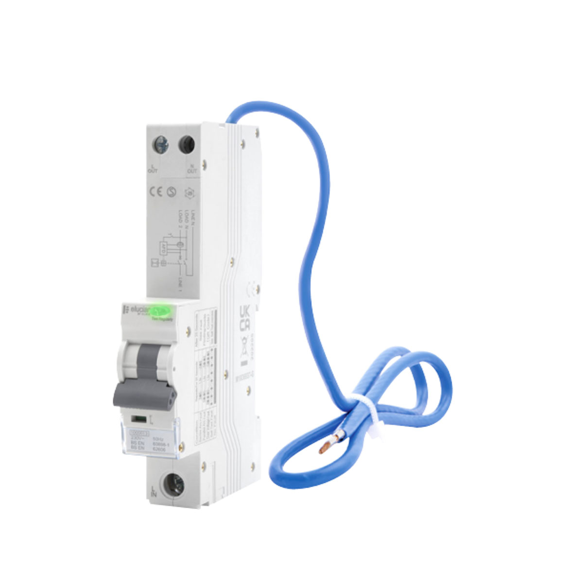 Click Elucian | CU1AFMCB16B10 | 1 Pole 10kA B Curve 16a AFDD+MCB | Superlec Direct