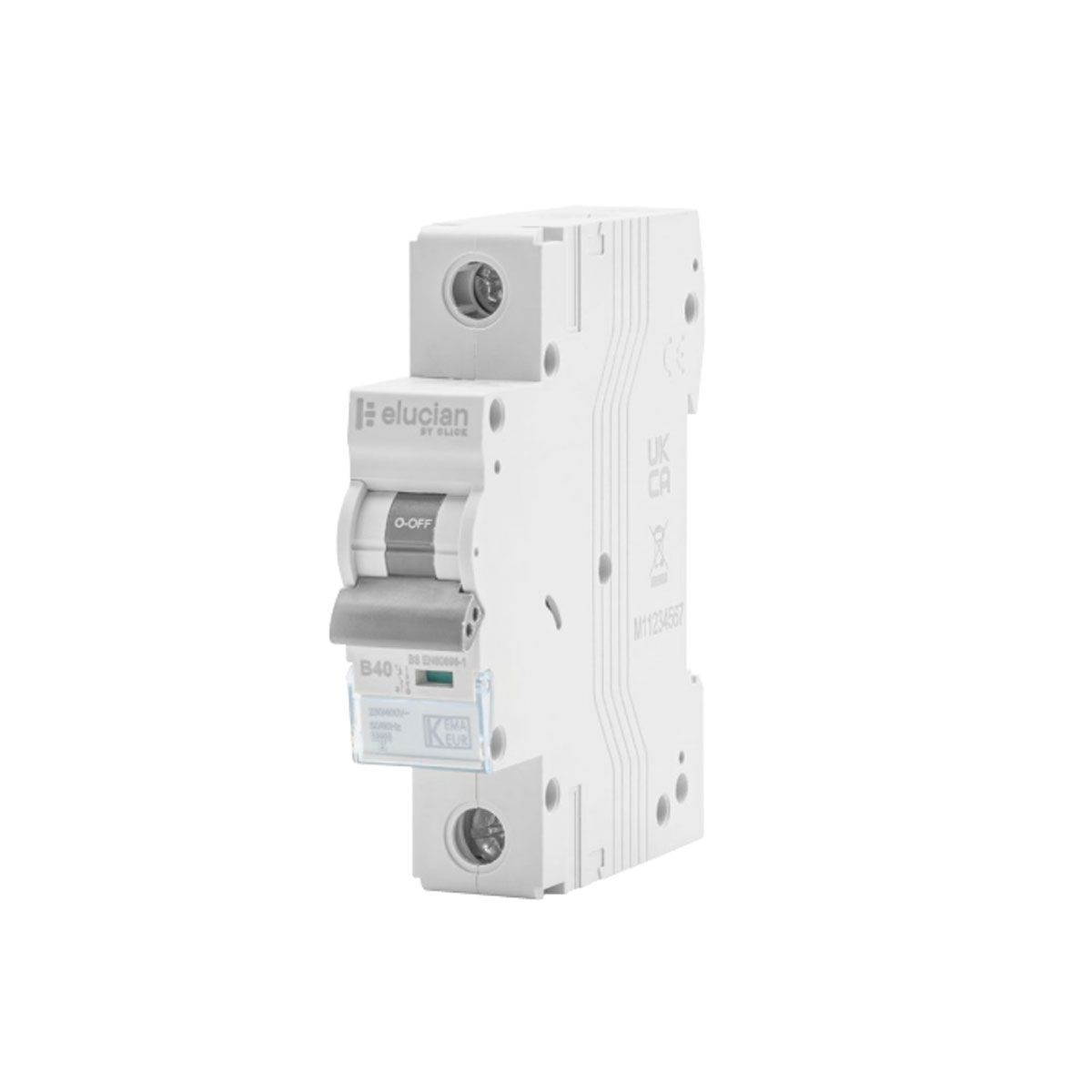 Click | Elucian | CU1MCB20B10 | 20A 1 Pole 10kA B Curve MCB | Superlec Direct