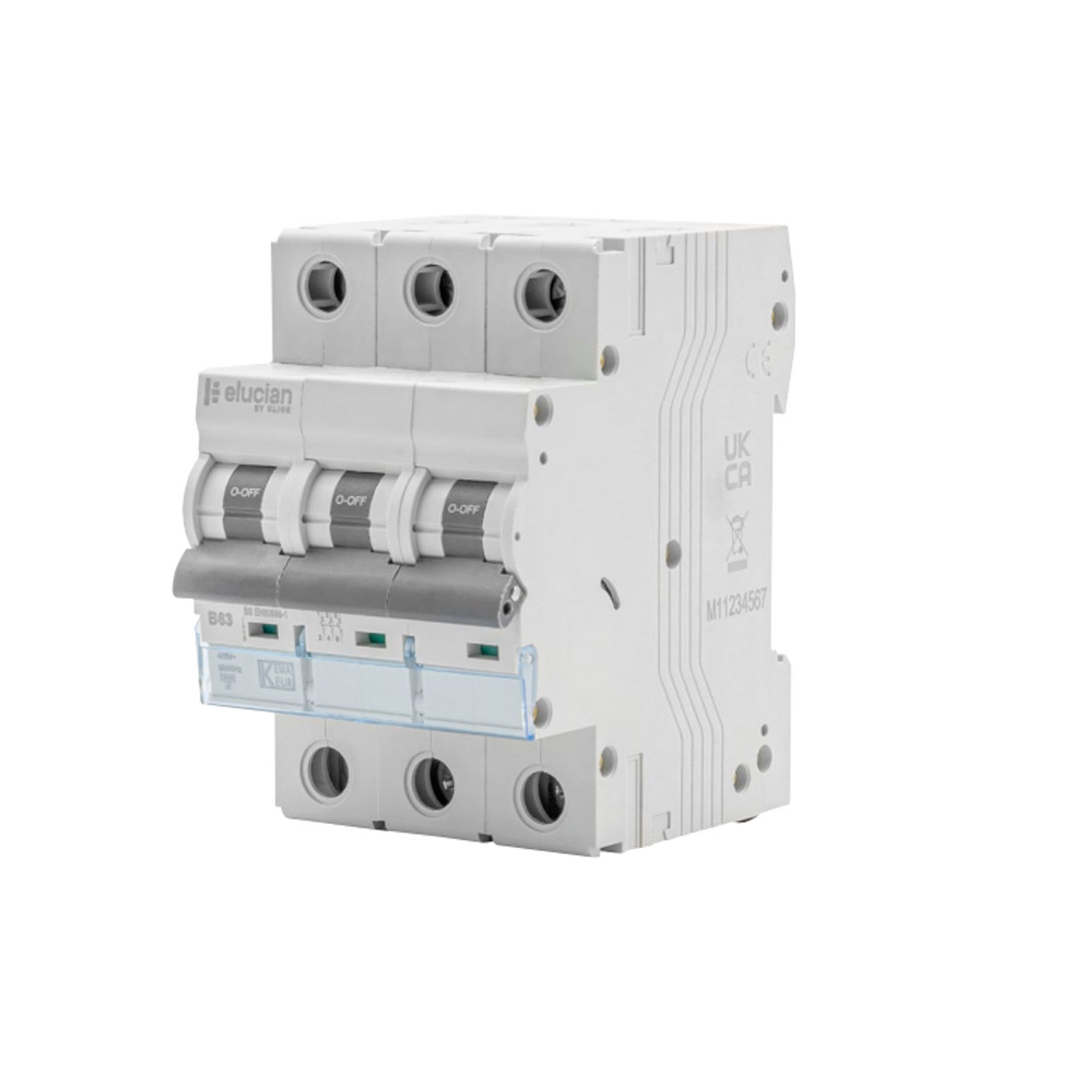 Click | Elucian | CU3MCB32C10 | 32A 3 Pole 10kA C Curve MCB | Superlec ...