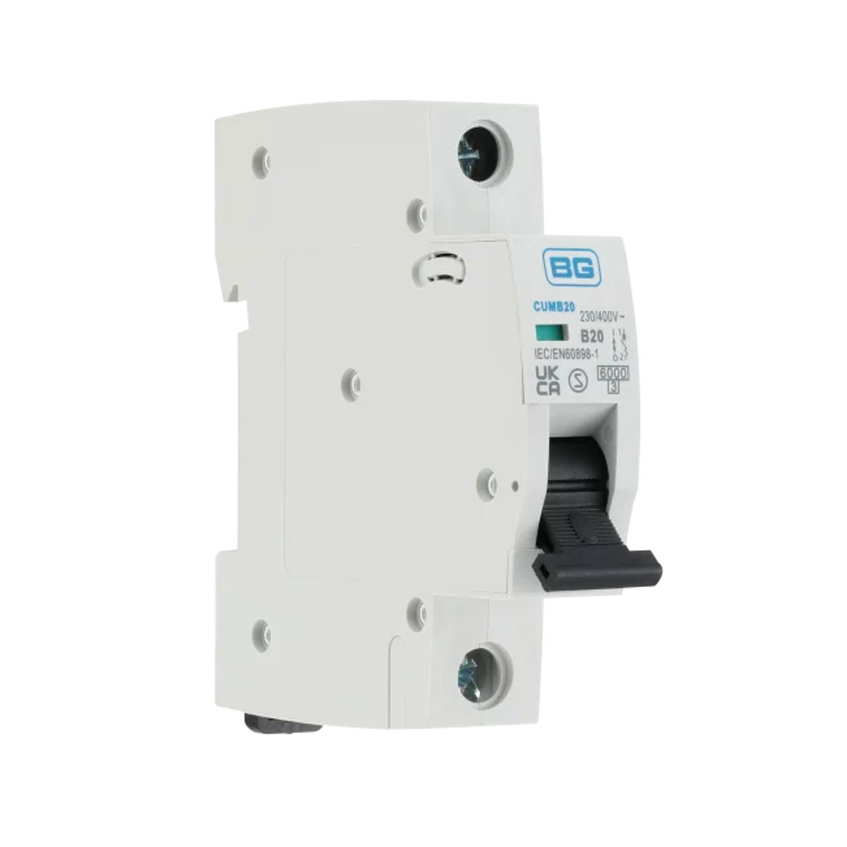 BG Electrical | CUMB20-01 | Miniature Circuit Breaker 20A B Curve | Superlec Direct