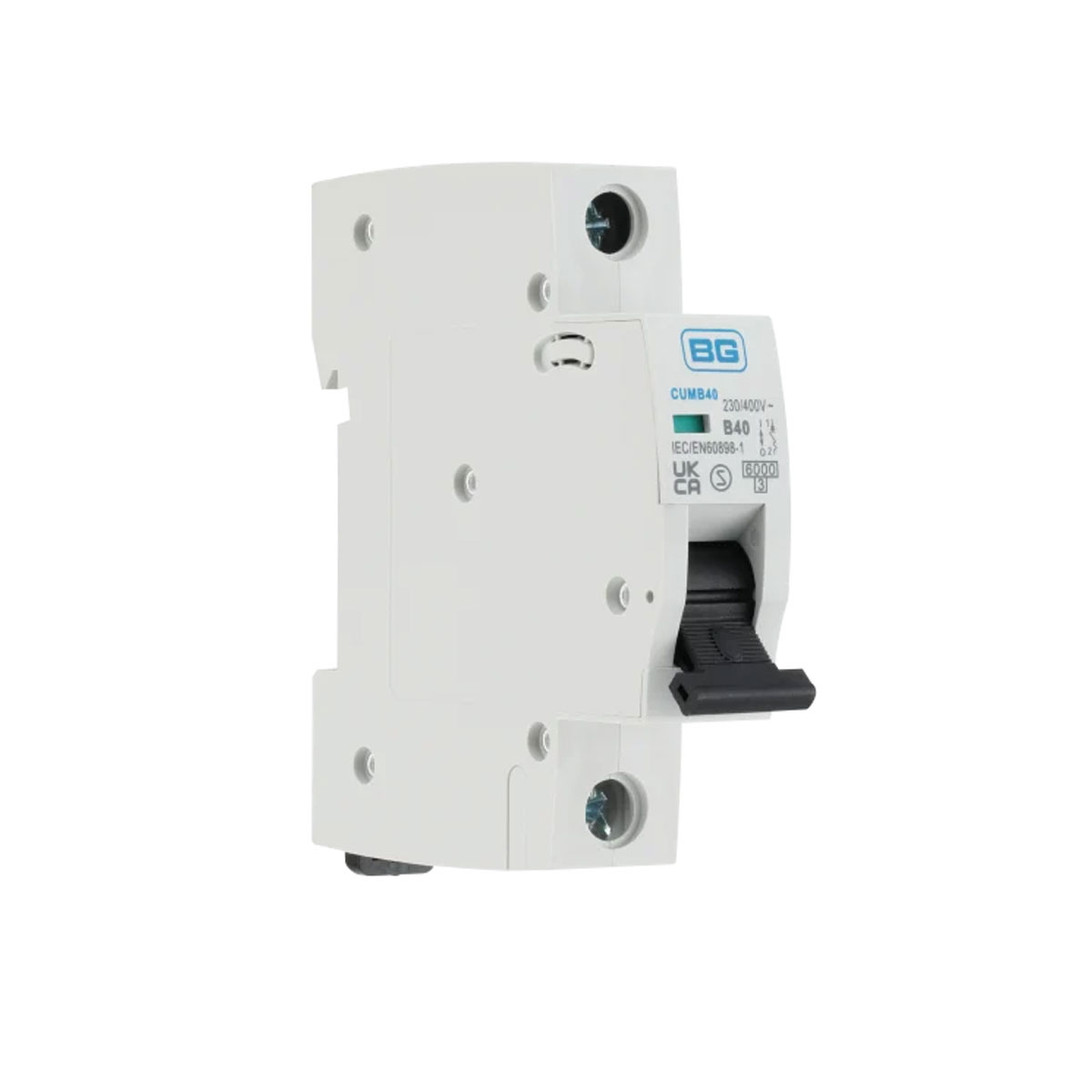 BG Electrical | CUMB40-01 | Miniature Circuit Breaker 40A B Curve ...