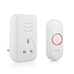 DBY-22313UK | Byron | Plug Through Wireless Doorbell | Superlec Direct