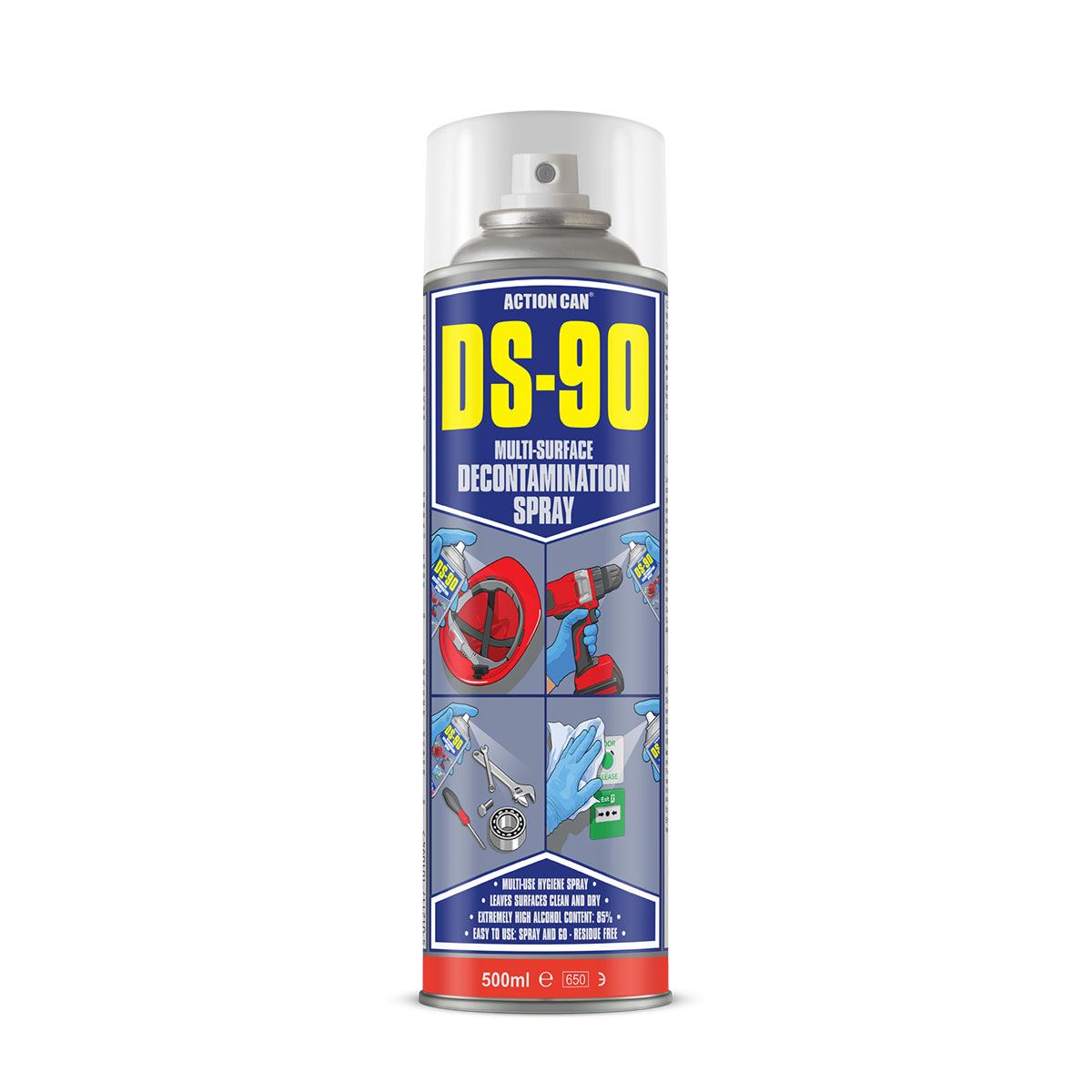 DS-90 | Action Can | Multi-surface Decontamination Spray | 500ml ...