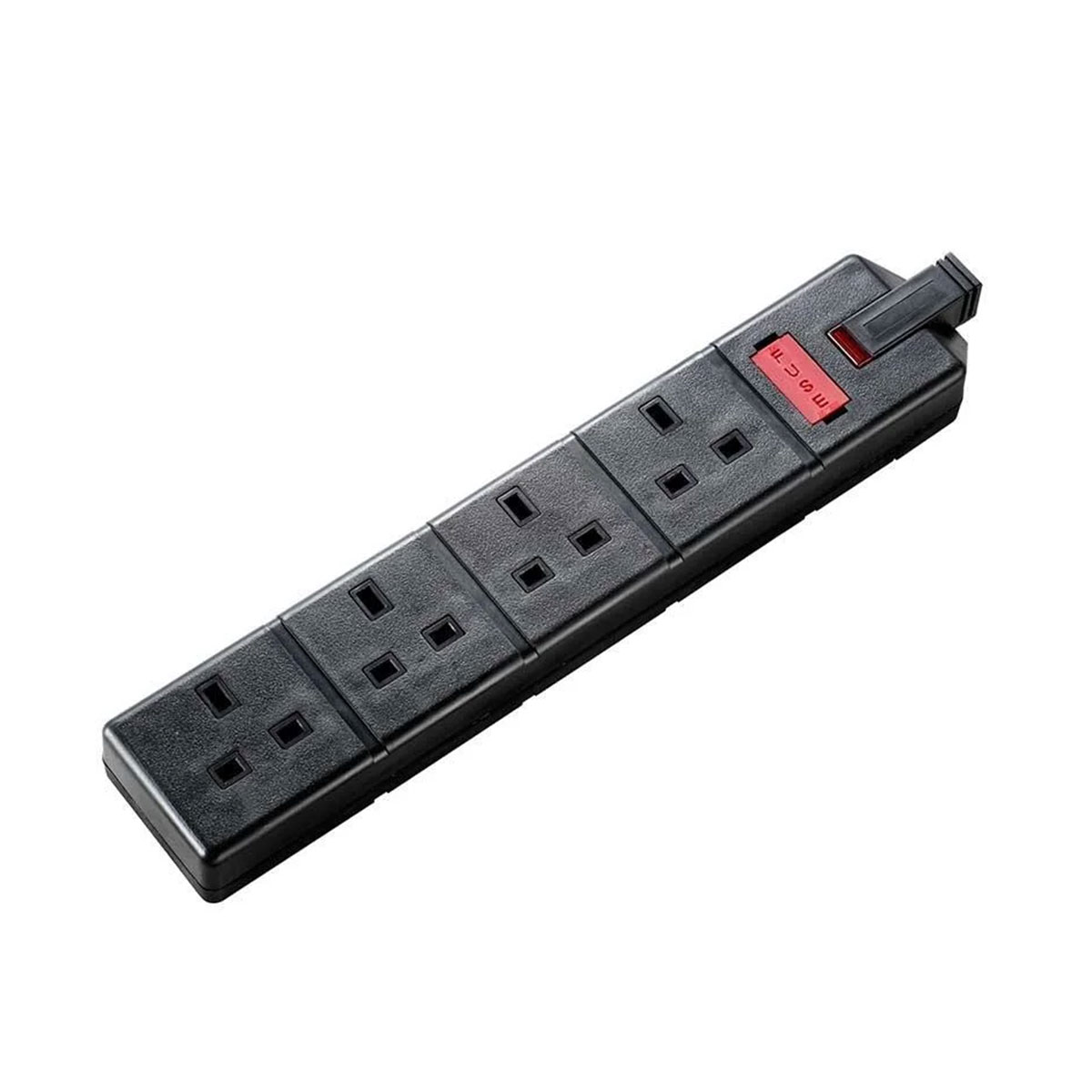 Permaplug | Masterplug | ELS132B | 2 Gang 13A Trailing Socket - Black ...