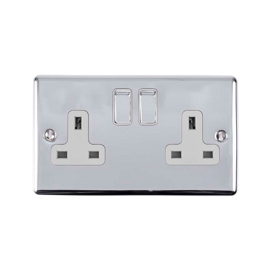 EN2SOPCW | Eurolite | 2 Gang 13A DP Switched Socket | Polished Enhance ... EN2SOPCW | Eurolite | 2 Gang 13A DP Switched Socket | Polished Enhance ...