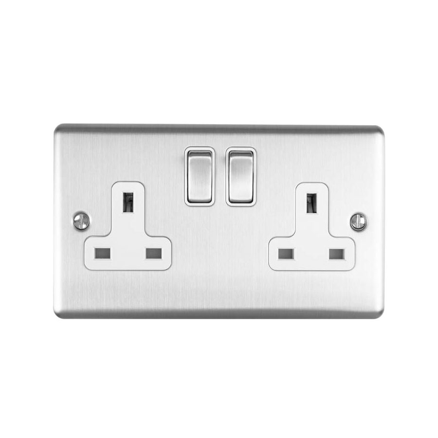 EN2SOSSW | Eurolite | 2 Gang 13A DP Switched Socket | Satin Enhance ... EN2SOSSW | Eurolite | 2 Gang 13A DP Switched Socket | Satin Enhance ...