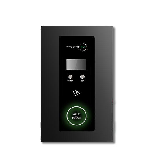 EVA-22D-SE-W-C | Project EV | 22kW Pro Earth Wall AC Charger Dual Gun ...
