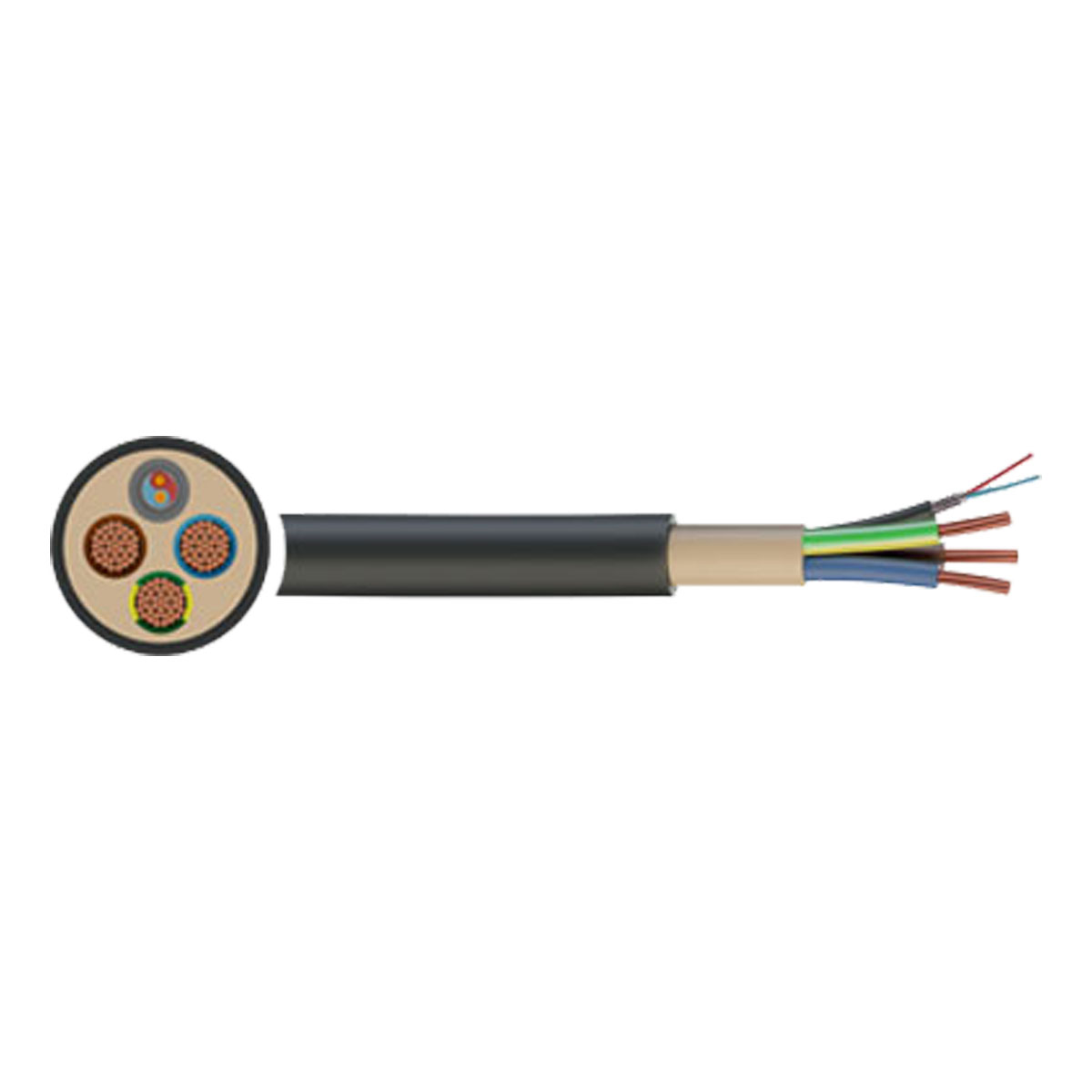 Electric Vehicle Charging Cable Power & CAT5e SWA Armoured | EV-Ultra ...