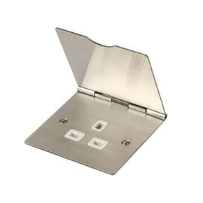 FS030SS| SCOLMORE 13A 1 GANG FLAT FLOOR SOCKET - STAINLESS STEEL ...