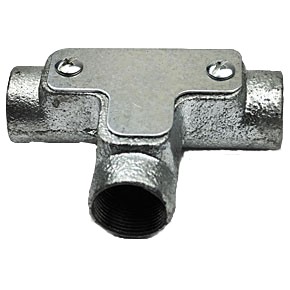 G2123 | 25mm Galvanised Inspection Tee | Conduit Accessories | Superlec ...