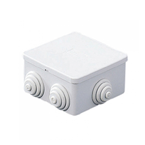 GW44003 | GEWISS | Grey Square Insulated Junction Box 80 x 40mm ...