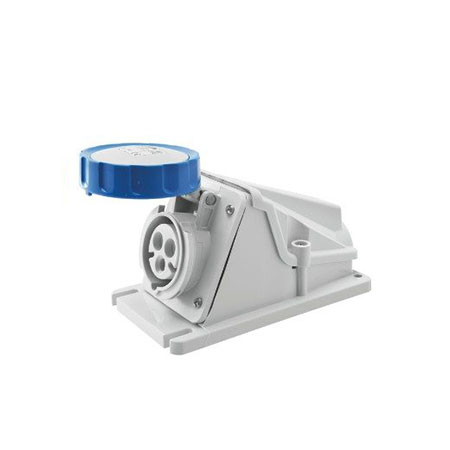 GW62499 | Gewiss | 230V 16A 2P+E (3 Pin) IP67 Wall Socket | Superlec Direct