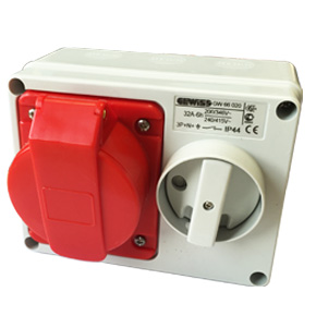 GW66020 | GEWISS | 415V Lockable rotary Switched Interlock | Interlock ...