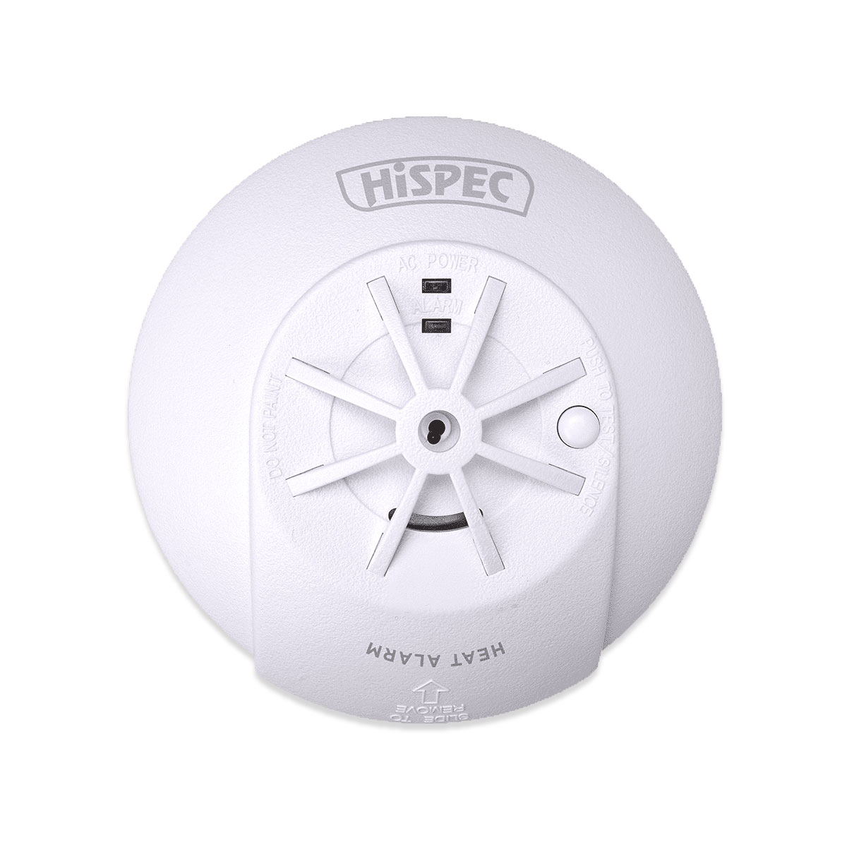 Hispec Hssa He Heat Alarm Mains Power Interconnectable C W Battery Backup Superlec Direct