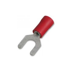 ERF3 | SUPERLEC | Red 1.5mm InsulatedFork Crimp | Blade Crimp Terminal ...