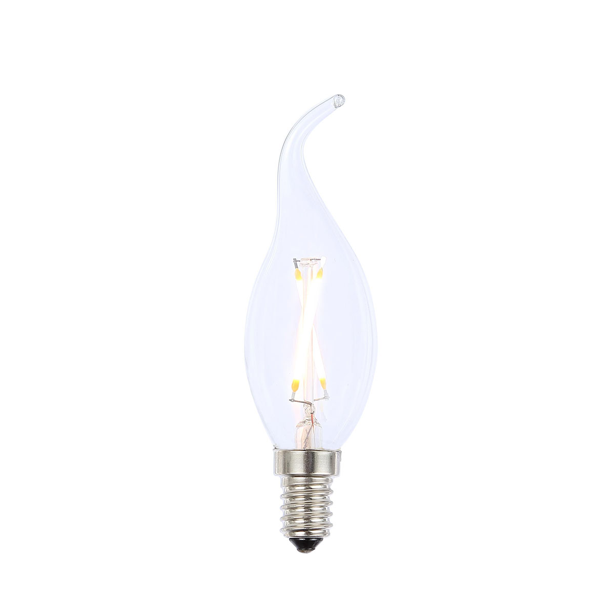 INL-C35L-LED-SES-CLR | Forum | 2W LED Non-Dimmable Vintage Clear Filament Candle Lamp E14 / SES ...