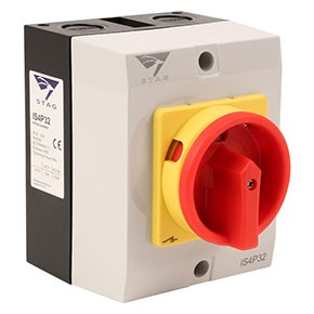 IMO 32A 4POLE ROTARY ISOLATOR IP65 | IS4P32 | Superlec Direct