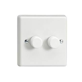JQP252W | VARILIGHT | 250W 2 gang dimmer module | LED Dimmer Switch | 2 ...
