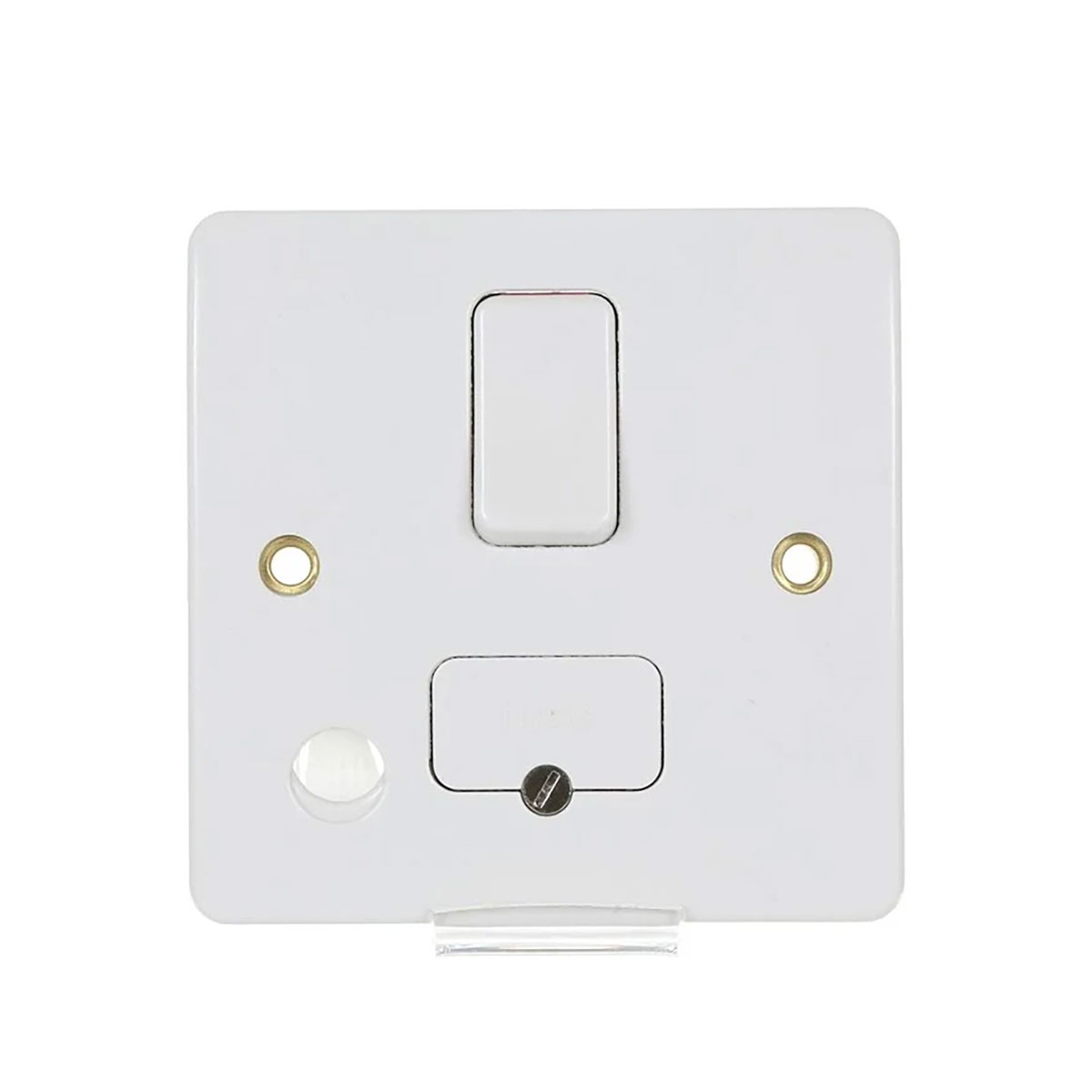 MK | K1030WHI | 13A DP Switched Fused Spur with Front Flex Outlet Logic ...