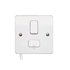 K330WHI | MK | 13amp Double pole fused switched connection unit with ...