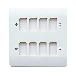 K3638WHI | MK | MK Logic Plus | Grid Plus | Front Plate | K3638 ...