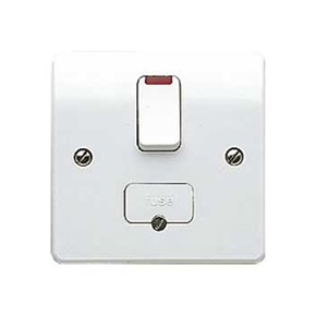 K370WHI | MK | 13amp Double pole fused switched connection | White ...