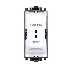 K4898ELWHI | MK | 20amp single Pole 2 Way Emergency lighting test Key ...